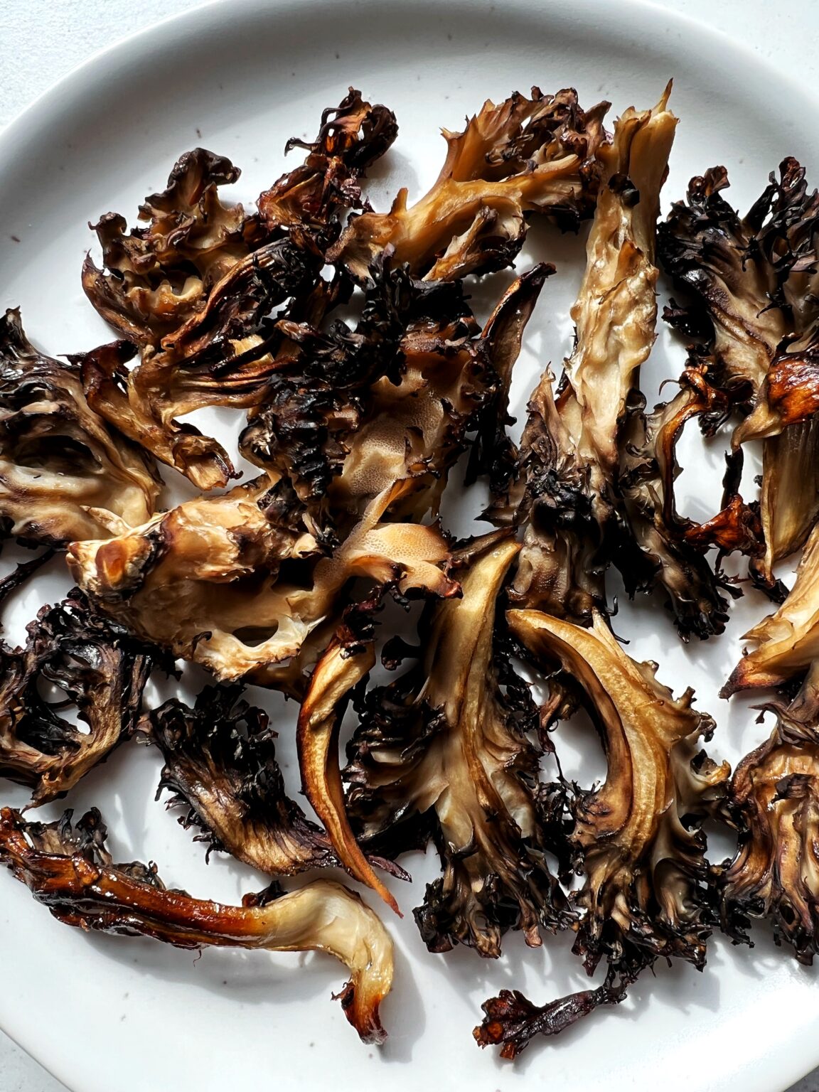 Simple Roasted Maitake Mushrooms - rachLmansfield