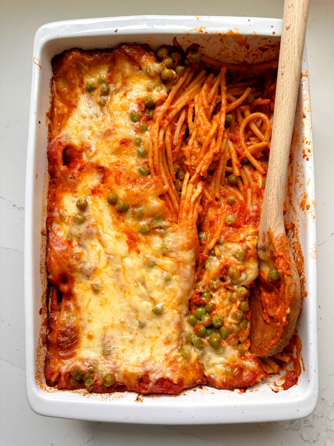 No-Boil Spaghetti Bake (gluten-free) - rachLmansfield