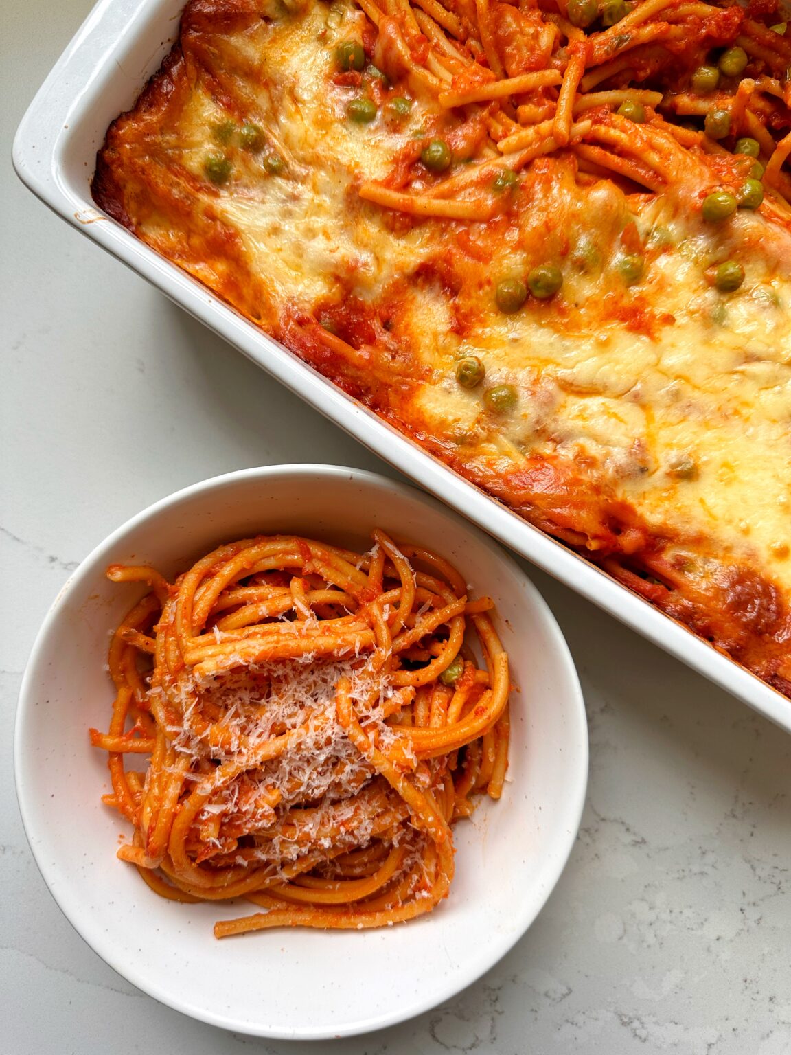 No-Boil Spaghetti Bake (gluten-free) - rachLmansfield
