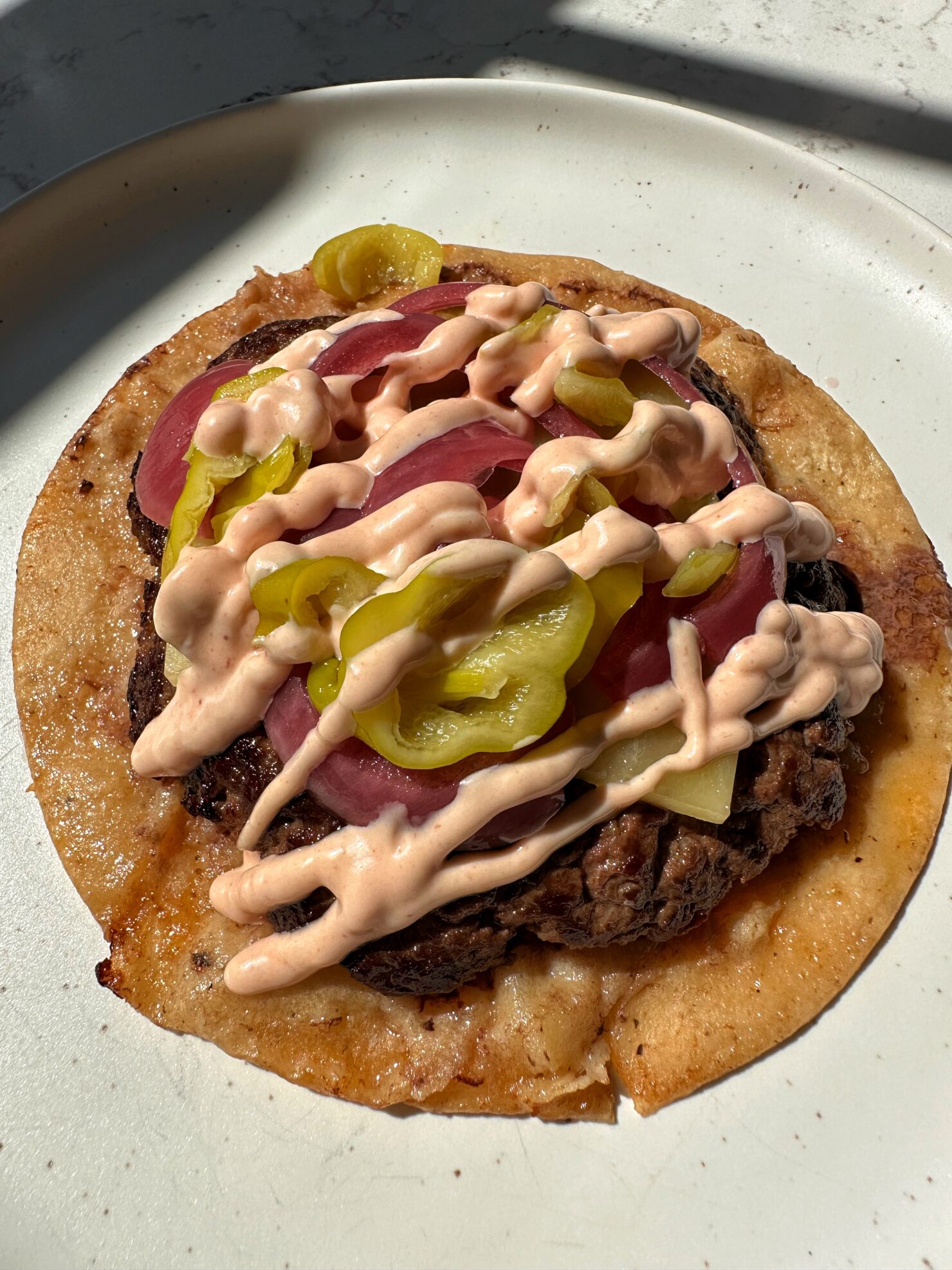 Viral Smash Burger Tacos - rachLmansfield