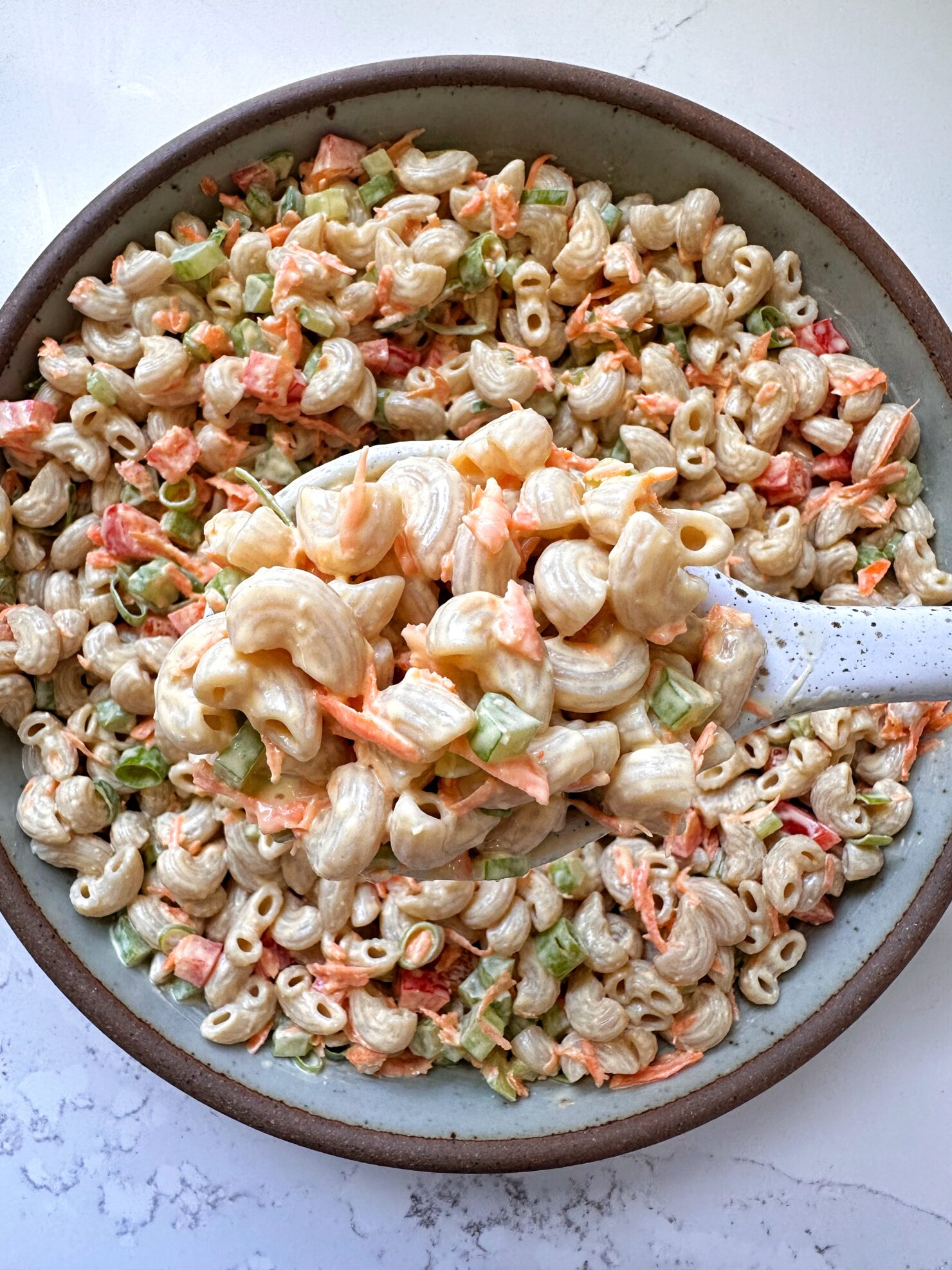Deli-Style Macaroni Salad (gluten-free) - rachLmansfield