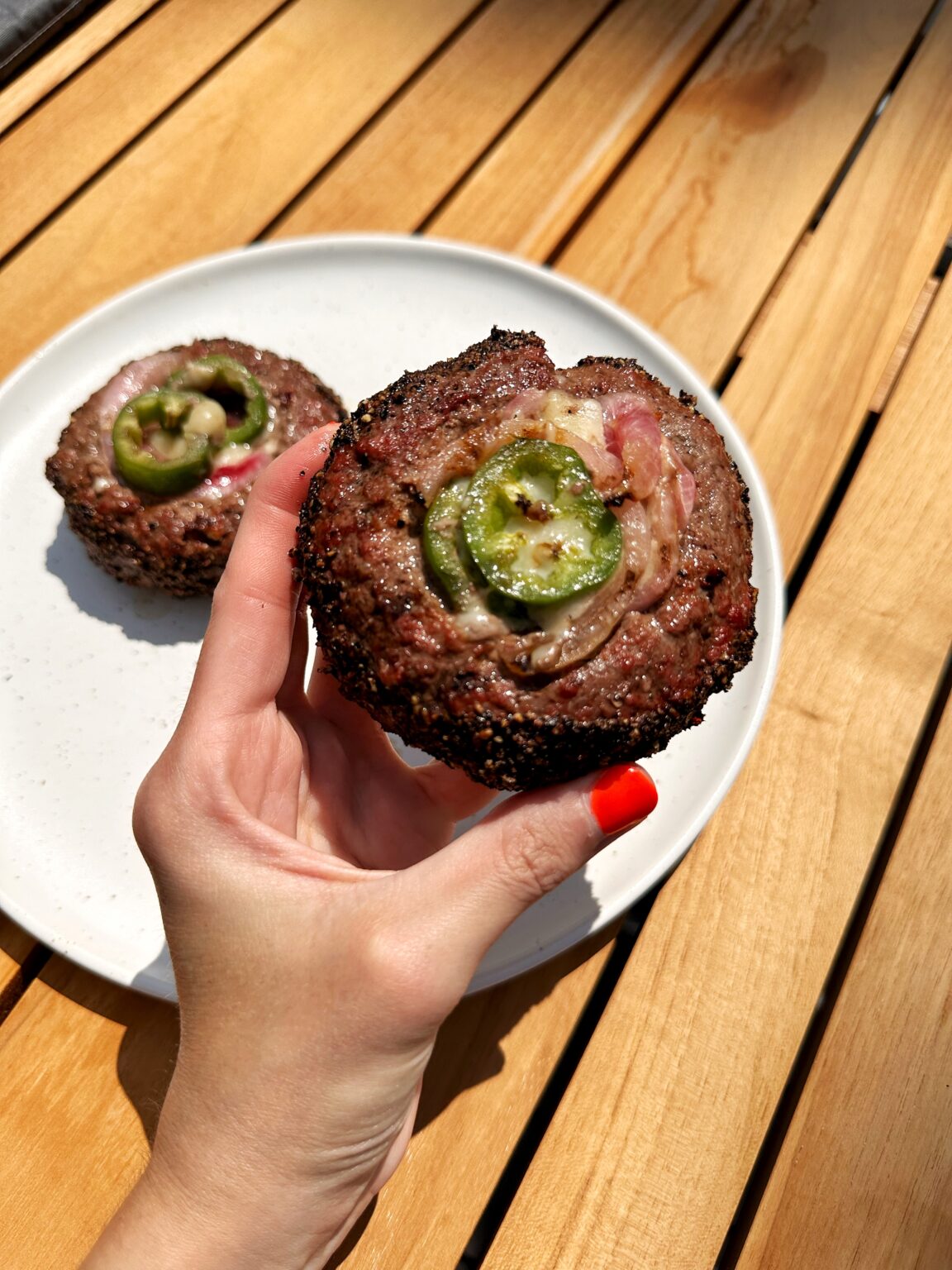 Viral Black Pepper Crusted Cave Burgers - rachLmansfield