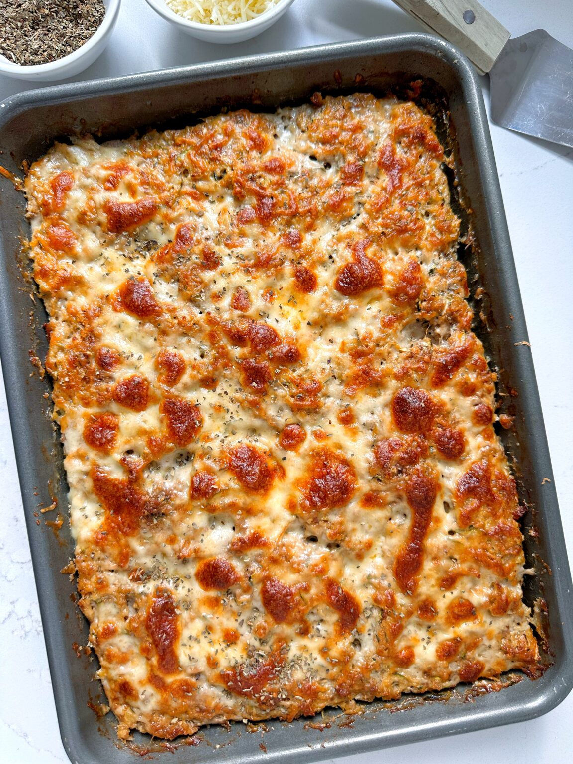 Easy Sheet Pan Cheeseburger Patties - rachLmansfield