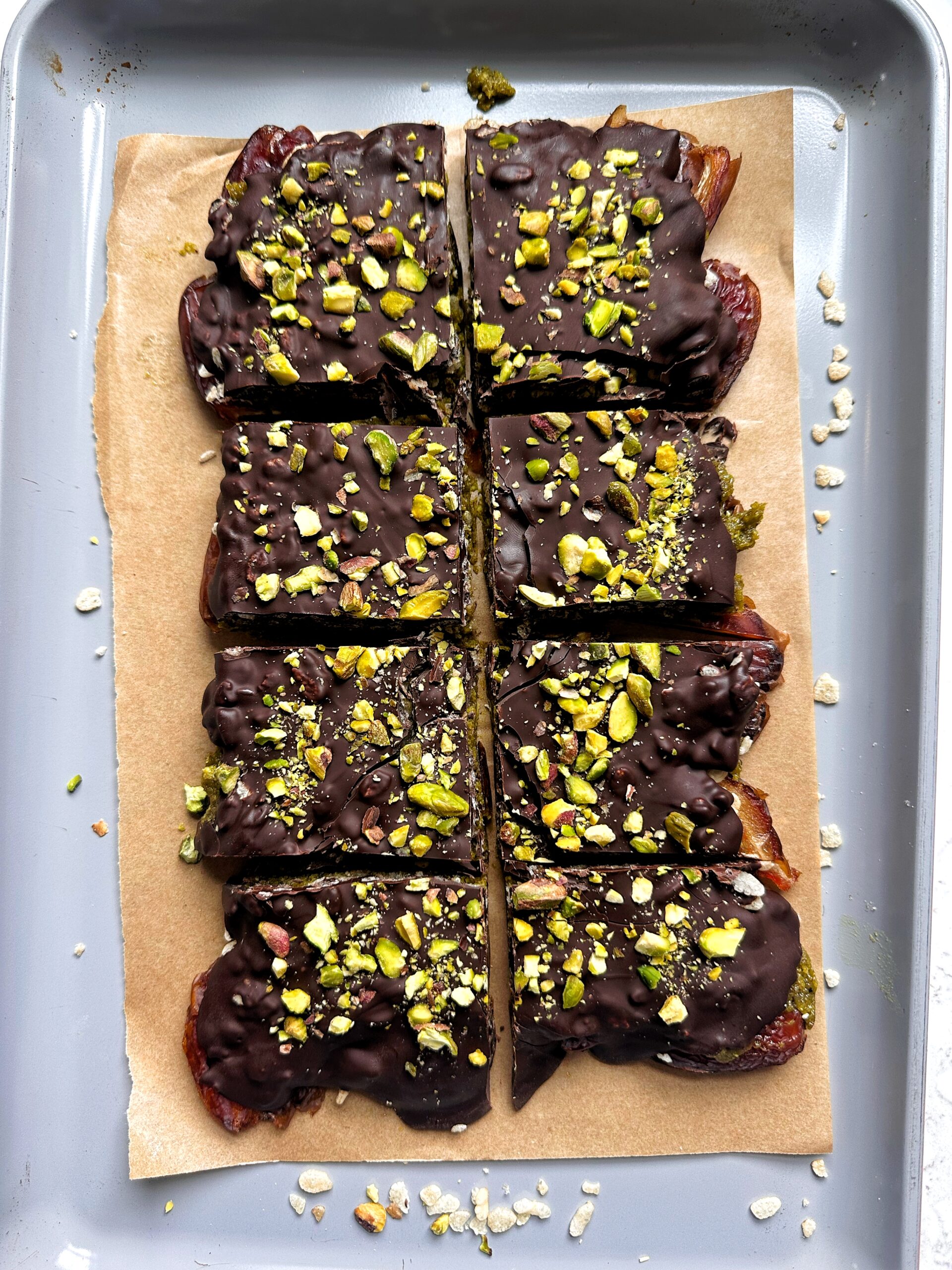 Viral Dubai Chocolate Date Bark (gluten-free) - rachLmansfield